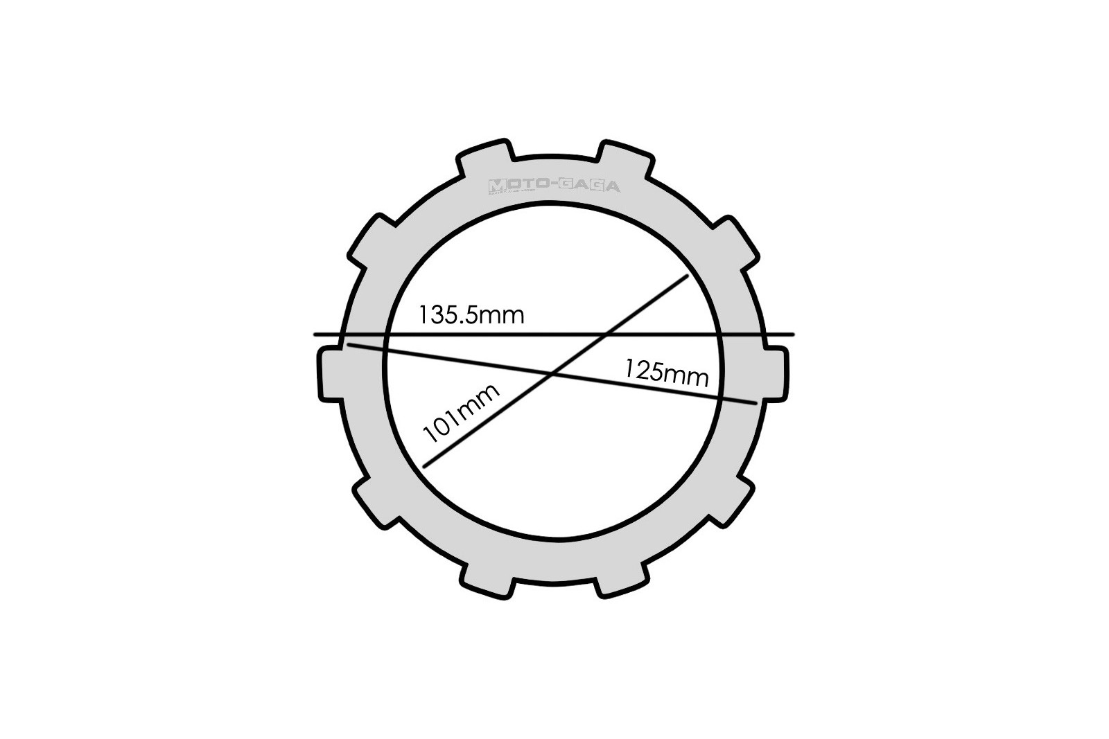 UMA Racing 5 Spring Sports Clutch Assembly - Yamaha YZF-R25/YZF-R3