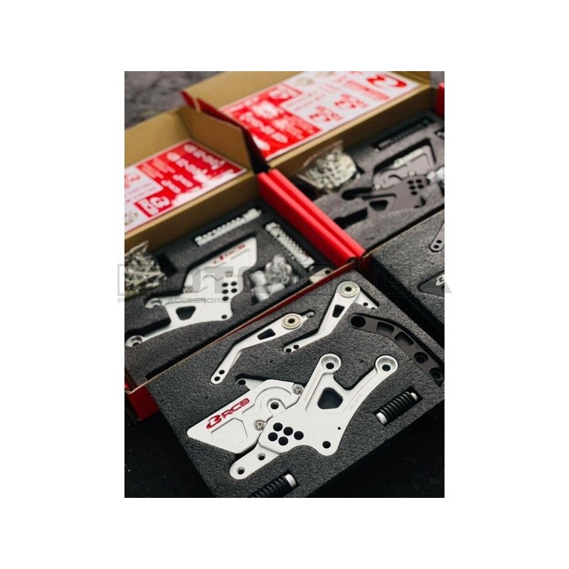 Racing Boy Adjustable Rear Sets/Footrests (S2) - Yamaha R15v3/MT-15
