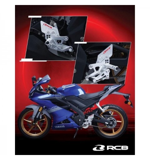 Racing Boy Adjustable Rear Sets/Footrests (S2) - Yamaha R15v3/MT-15