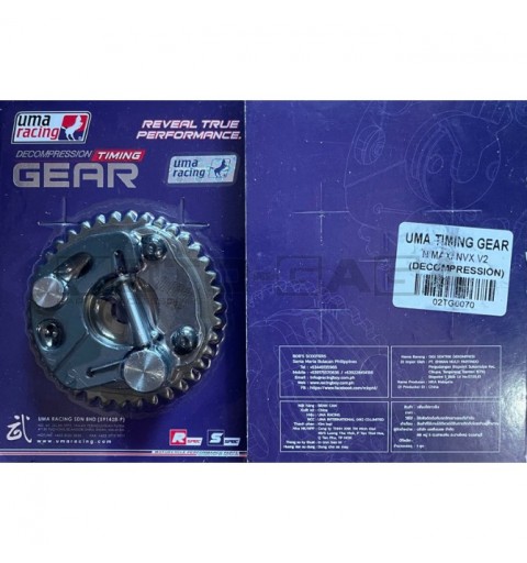 UMA Racing Adjustable Camshaft Timing Gear (1 pin) - Yamaha NVX/NMAX V2 ...
