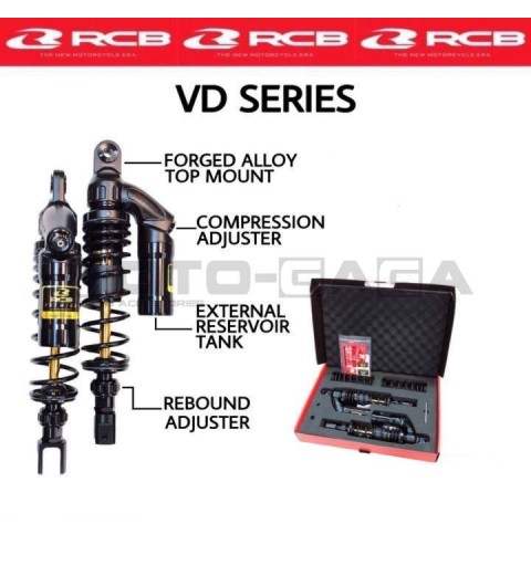 Racing Boy Shock Absorbers (VD)(305mm) - Yamaha NVX/AEROX (v1v2)/ Nmax v2