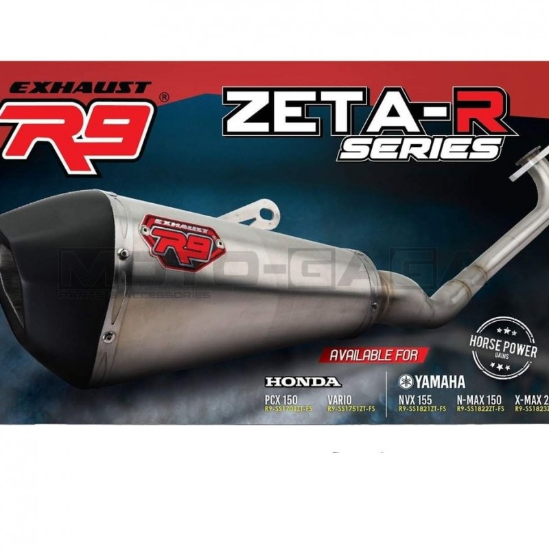 R9 Zeta-R Performance Exhaust System - Yamaha NVX/Aerox V2