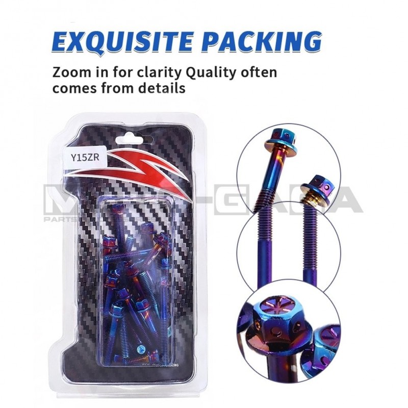 Engine Dress Up Screw/Bolts - Yamaha R15/T150/Fz150i