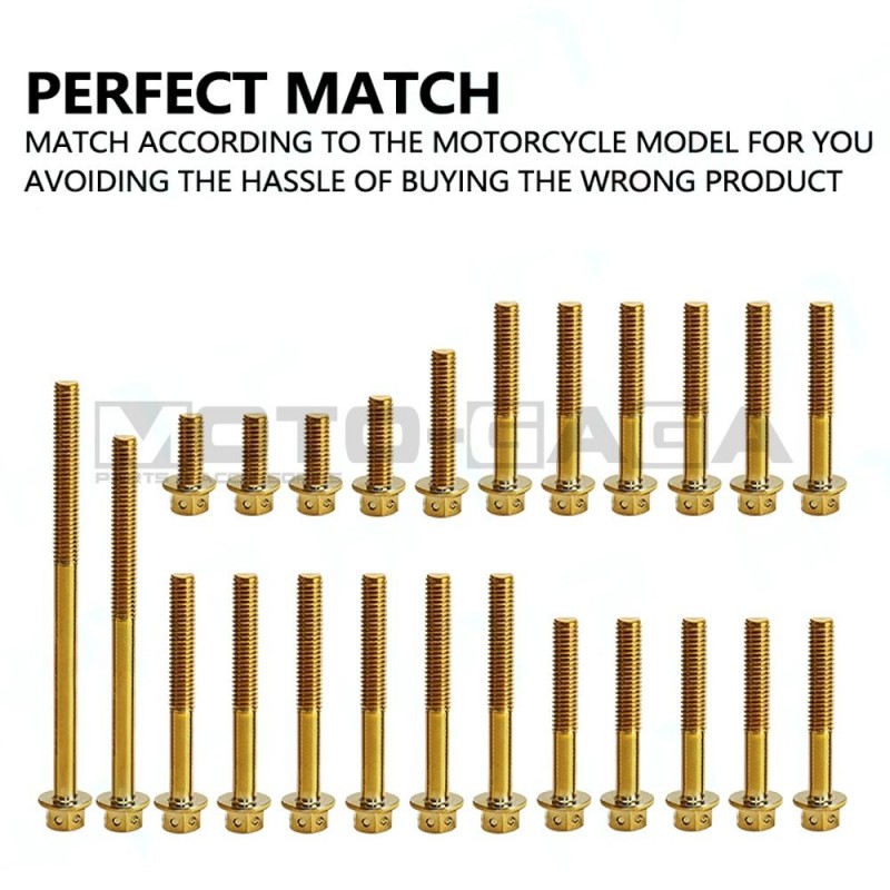 Engine Dress Up Screw/Bolts - Yamaha RXZ 135