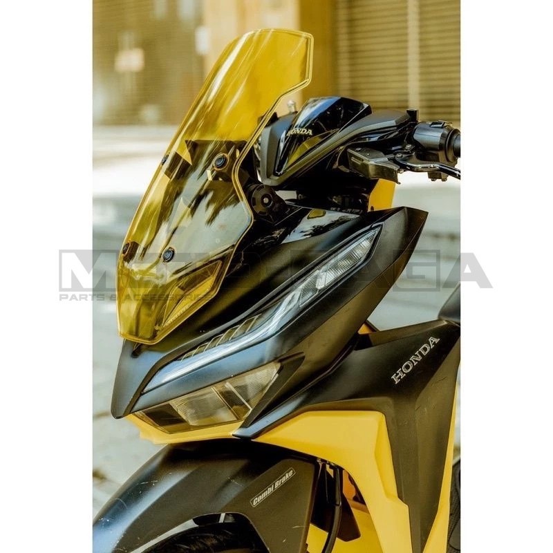 Adjustable Full Size Windshield+bracket - Honda Vario/Click 150