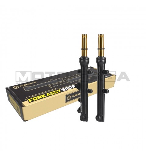 Tobaki Racing X Type Lowered Forks (Gold) - Yamaha NVX/Aerox 155